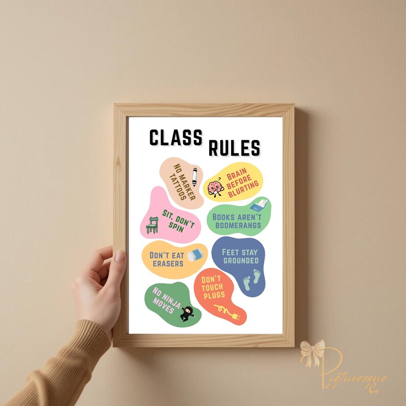 Funny Classroom Rules Poster: Gen Z Cringe Decor (digital Download) - Etsy