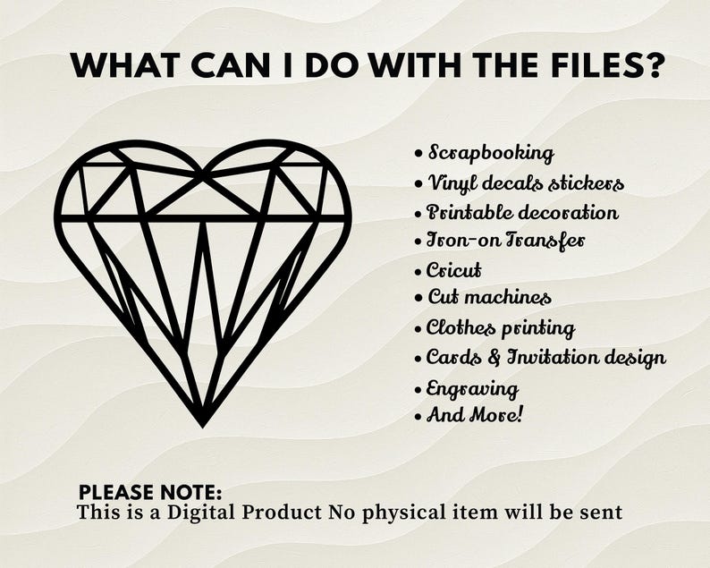 Diamond SVG PNG Bundle, Gemstone Silhouette Clipart, Jewelry Cricut Cut ...