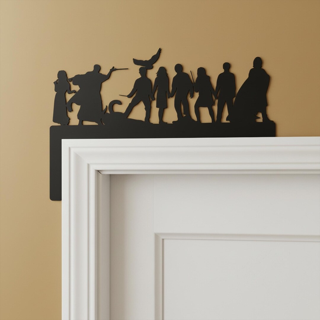 Magical Character Silhouette Door Topper, Magical Crew Door Topper ...