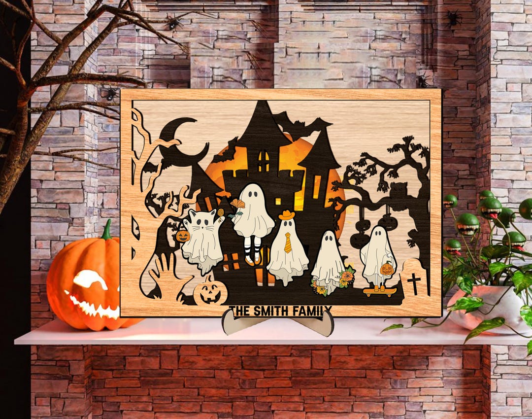 Personalized Halloween Sign Svg, Halloween Family Member Sign ...