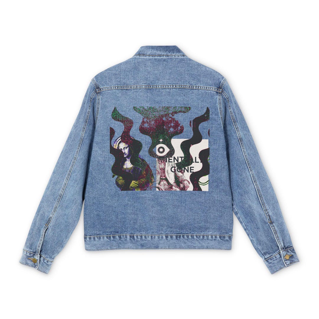 Exclusive Pattern Designed by ZIPPHUB Artistic Unisex Denim Jacket ...