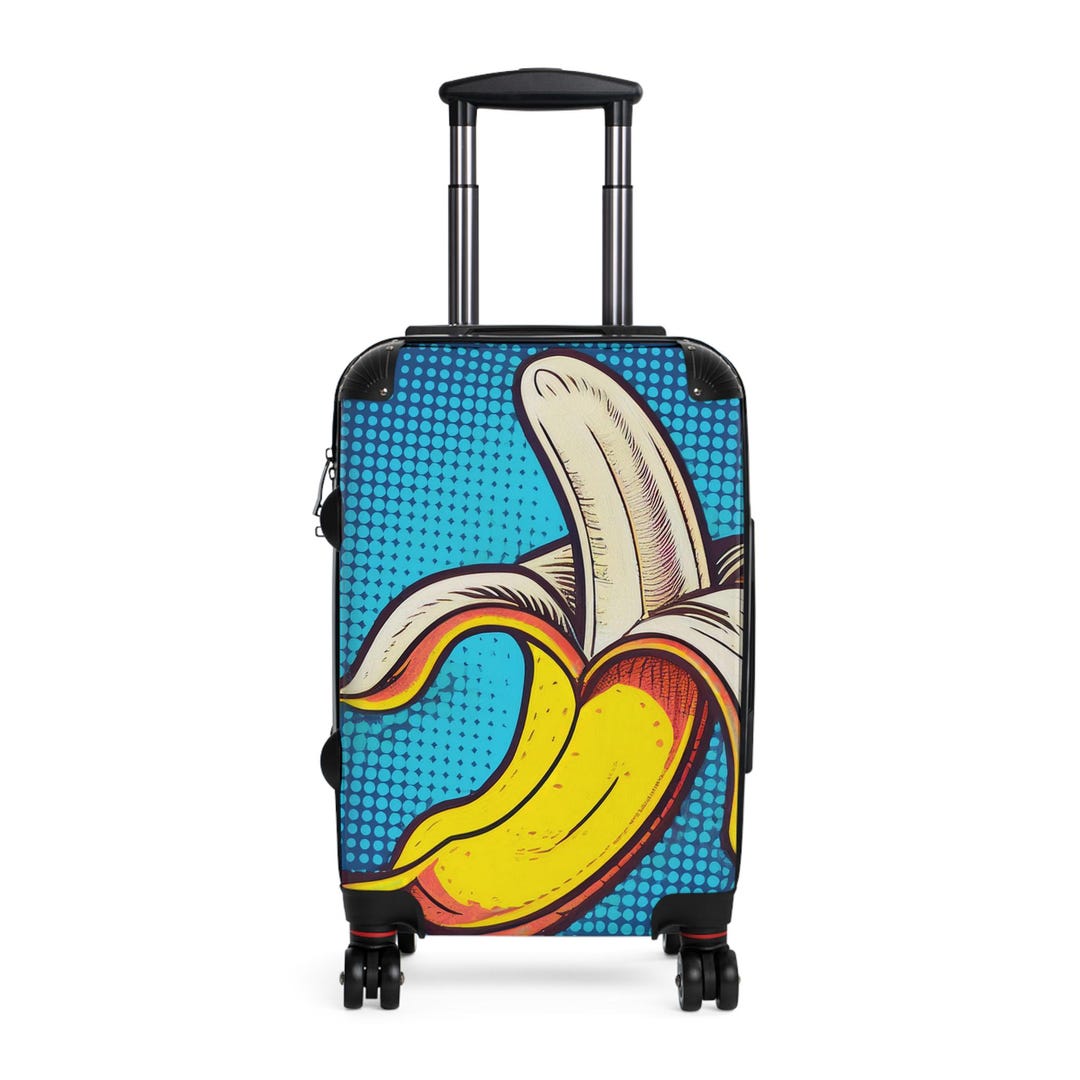 Suitcase Banana Pop Art Style - Etsy