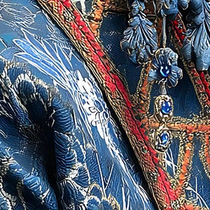 Blue & White Porcelain Geisha Art: Shaolin Zen Canvas Print - Etsy