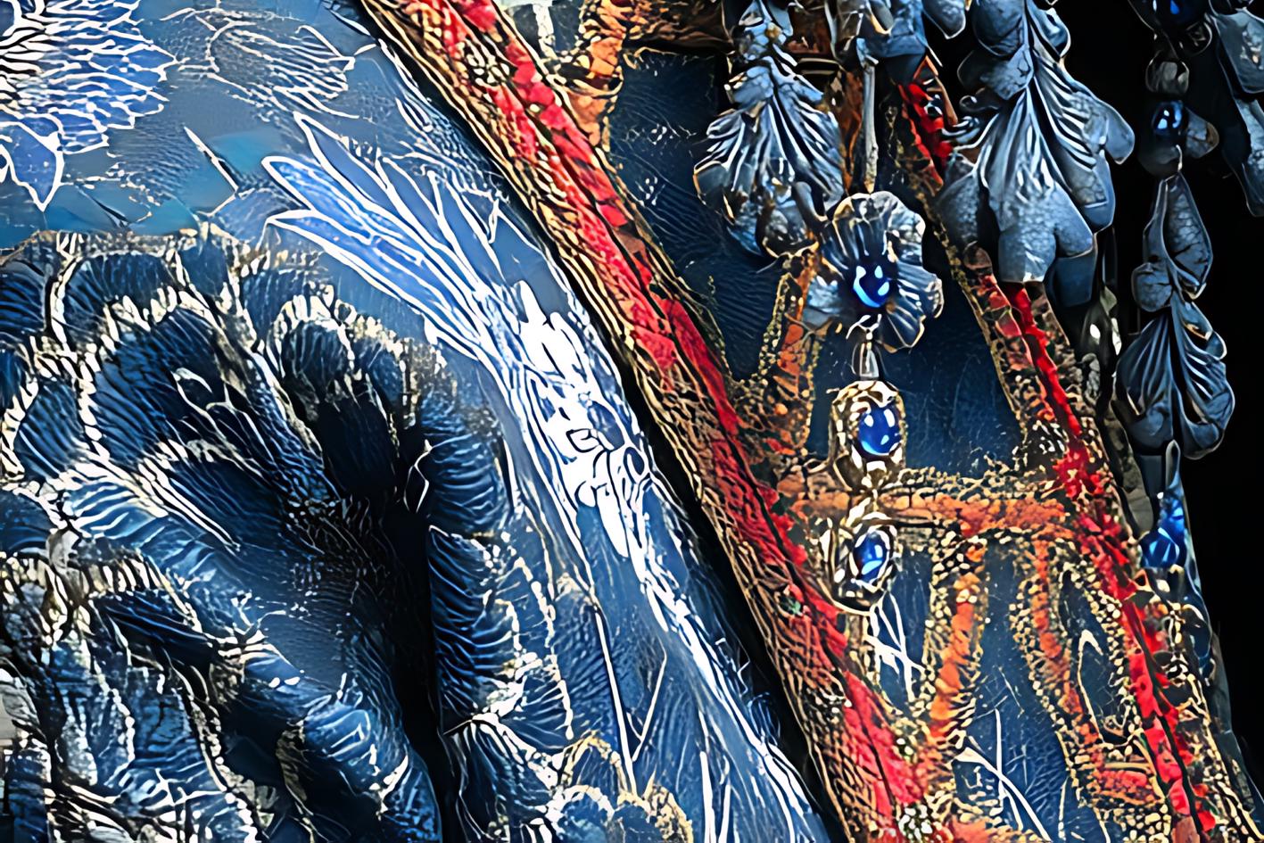 Blue & White Porcelain Geisha Art: Shaolin Zen Canvas Print - Etsy