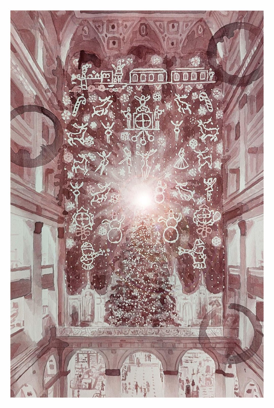 Wanamaker's Christmas Light Show - Philadelphia PA - Etsy