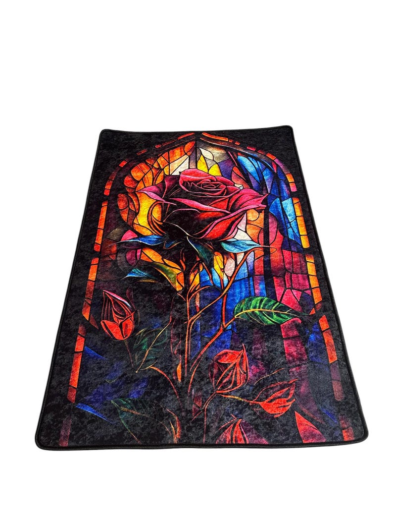 Christian Prayer Rug: 3D Printed Rectangle Worship Carpet, Religious ...
