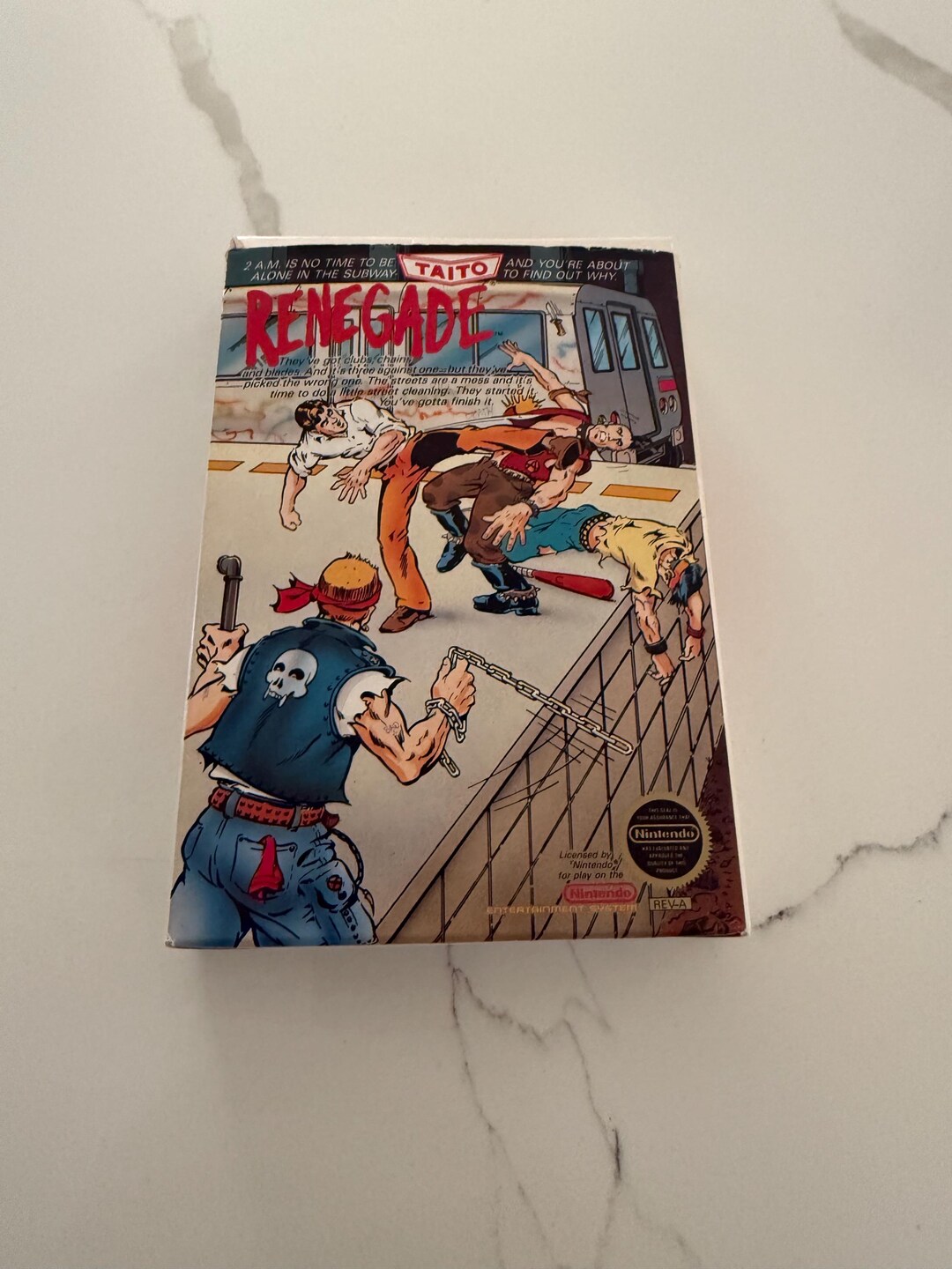 Renegade NES Complete Original Box & Manual Authentic 1987 - Etsy
