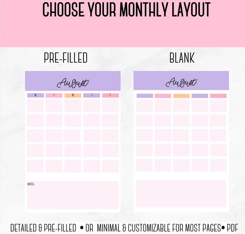 Pastel Teacher Planner: Printable Lesson Plans, Calendar & Attendance ...