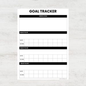 IEP Goal Tracker Printable-annual & Short-term Objectives Progress ...