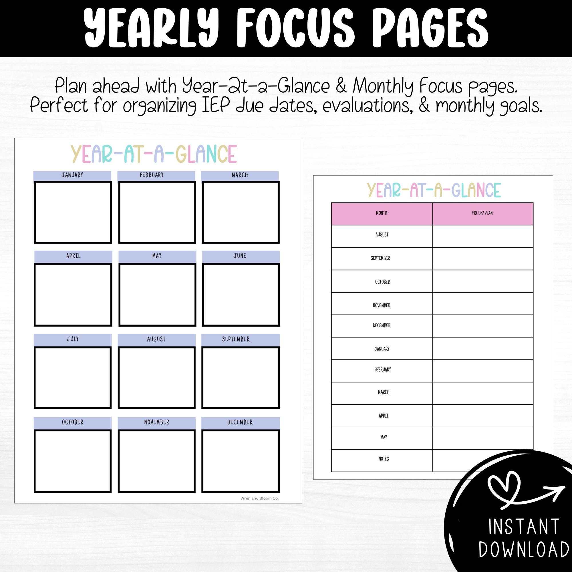 IEP Planner | Special Education Teachers, Goal Tracking & Progress ...