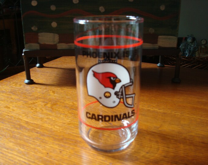 Vintage Phoenix 1988 Cardinals Glass by Mobil - Etsy