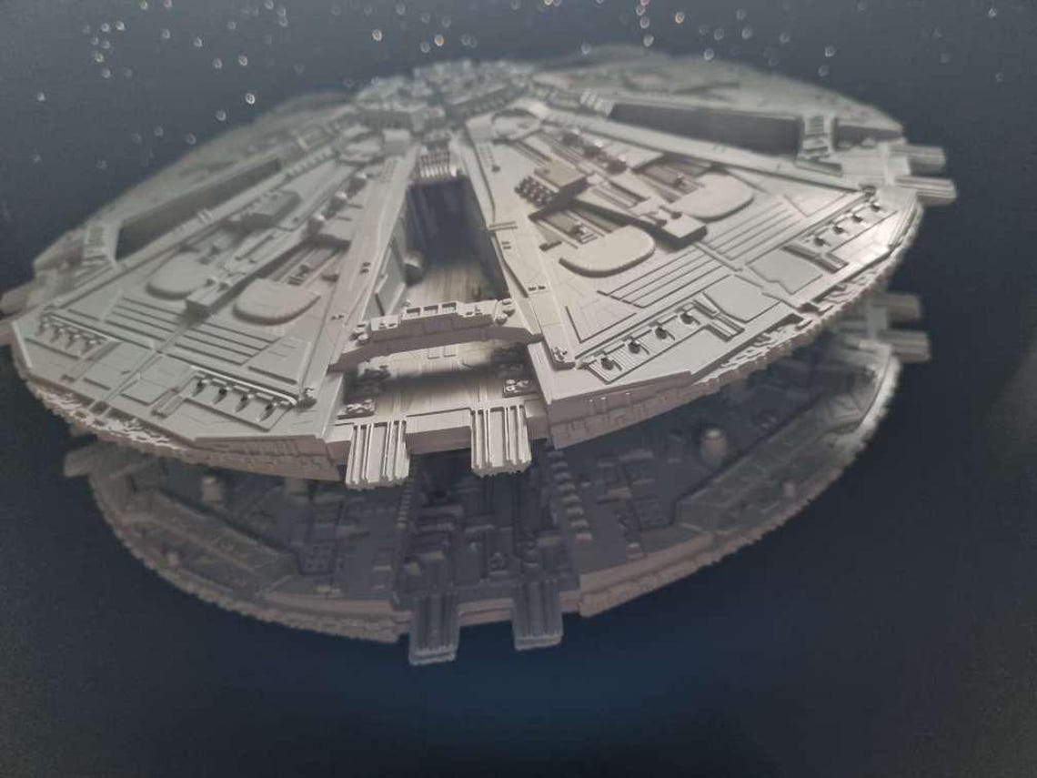 Revell Battlestar Galactica Cylon Basestar Model Kit Assembled ...