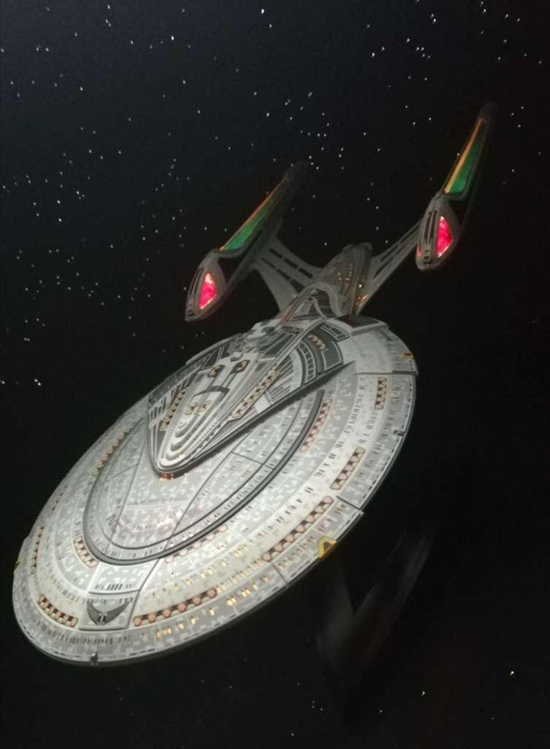 Bandai Star Trek Enterprise NCC-1701-E Model Kit Assembled ...