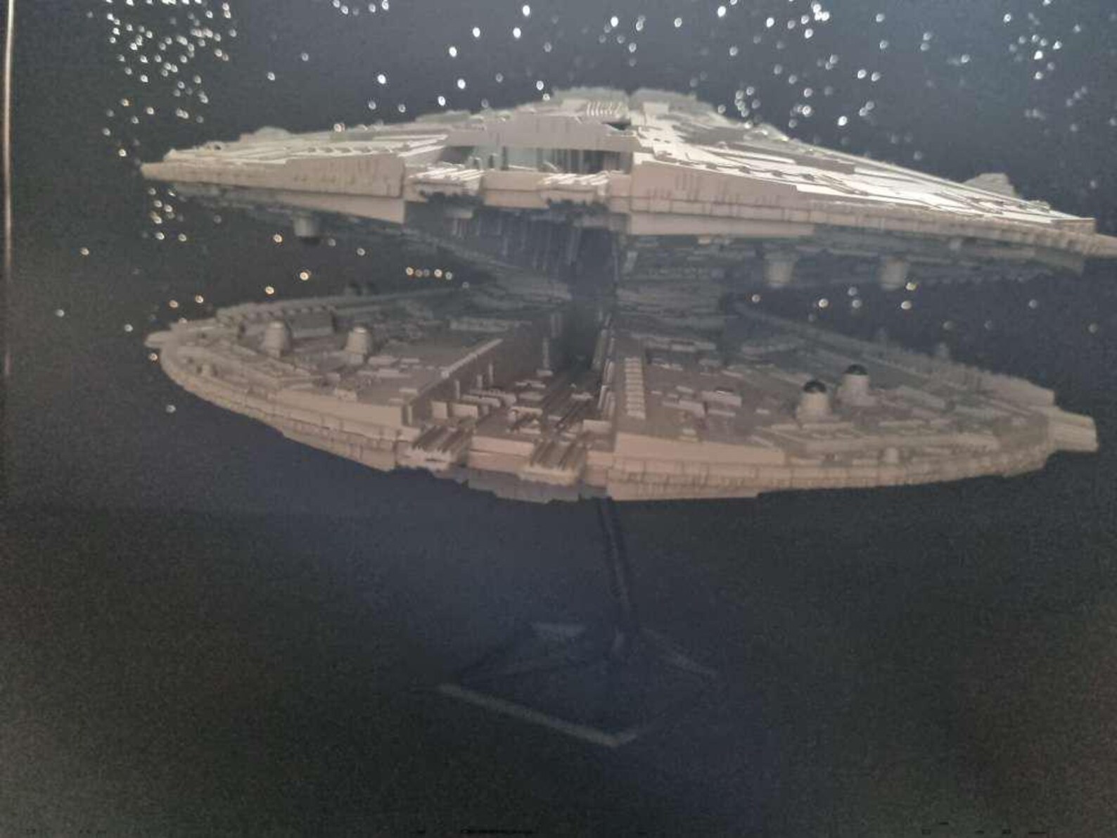 Revell Battlestar Galactica Cylon Basestar Model Kit Assembled ...