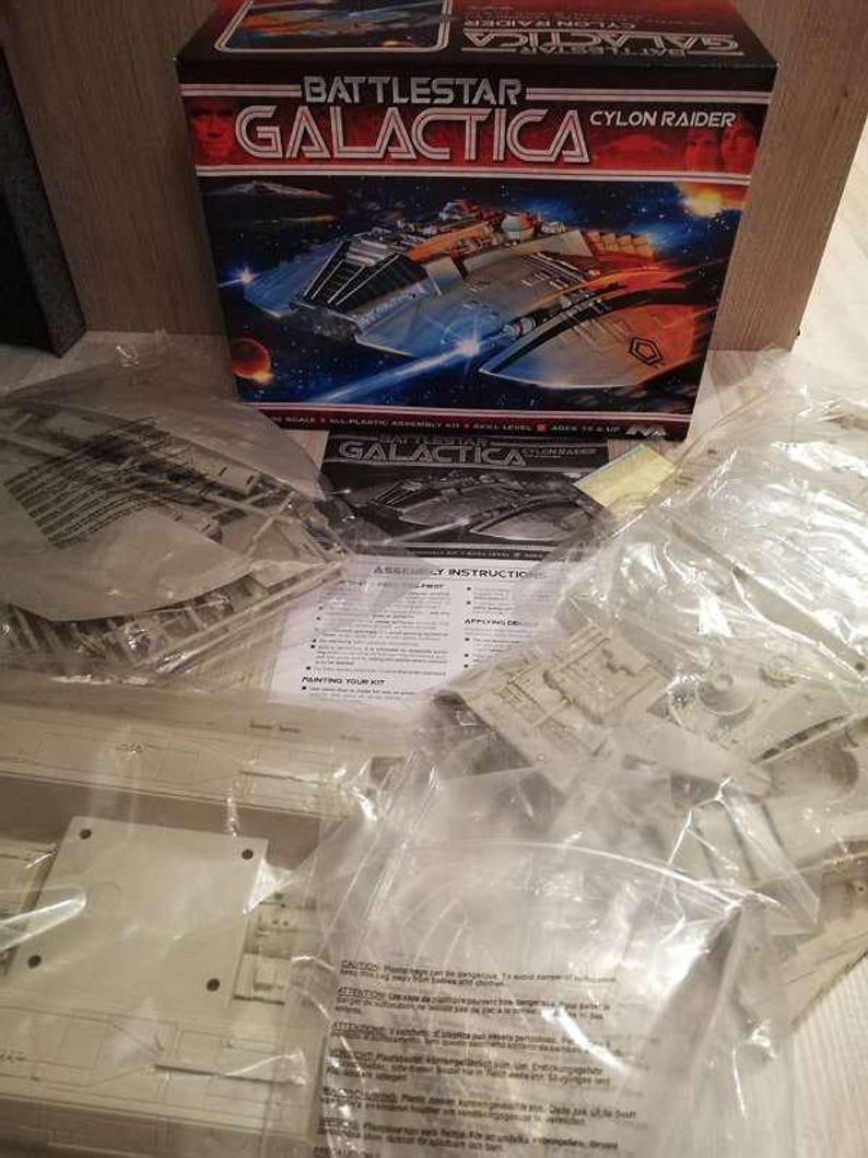 Battlestar Galactica Classic Cylon Raider Model Kit Möbius Model - Etsy
