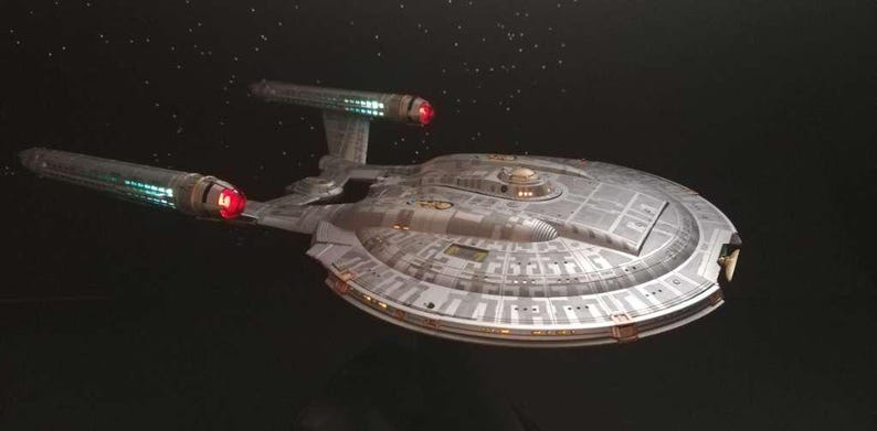 Bandai Star Trek Enterprise NX-01 Model Kit (assembled) - Etsy