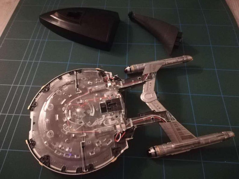 Bandai Star Trek Enterprise NX-01 Model Kit (assembled) - Etsy