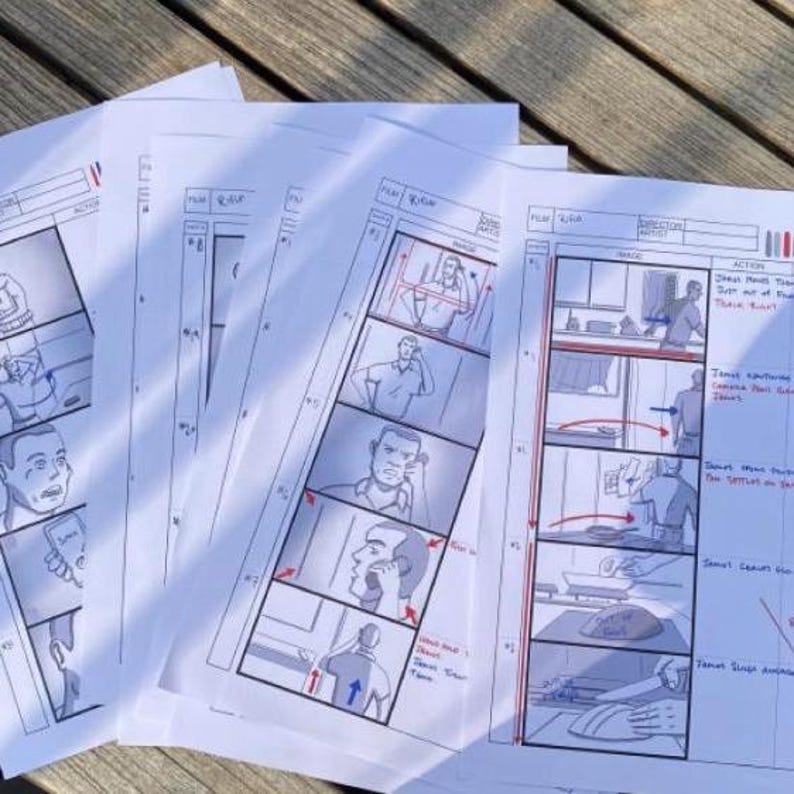 Storyboard Template – Printable & Fillable - Etsy