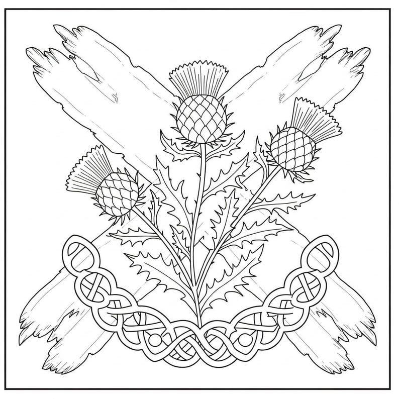 Magical World of Scotland Coloring Pages Bring You on a Journey Through ...