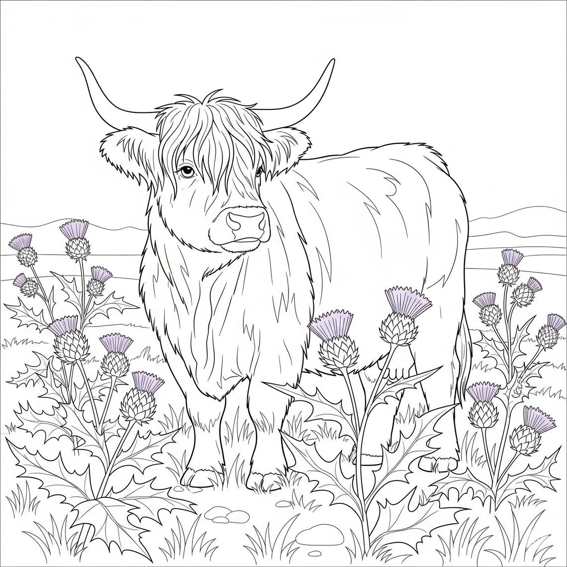Scotland Coloring Pages: Magical Journey Through Storied Country - Etsy