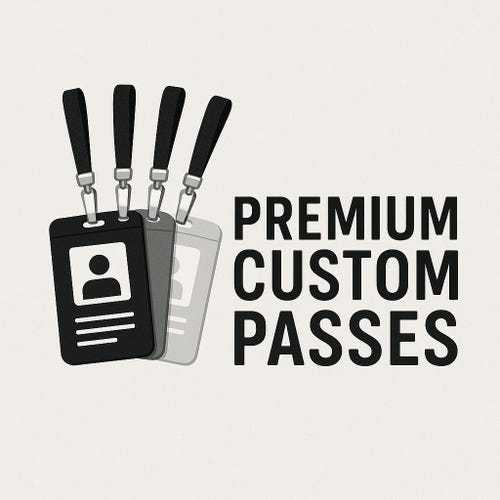 PremiumCustomPasses - Etsy
