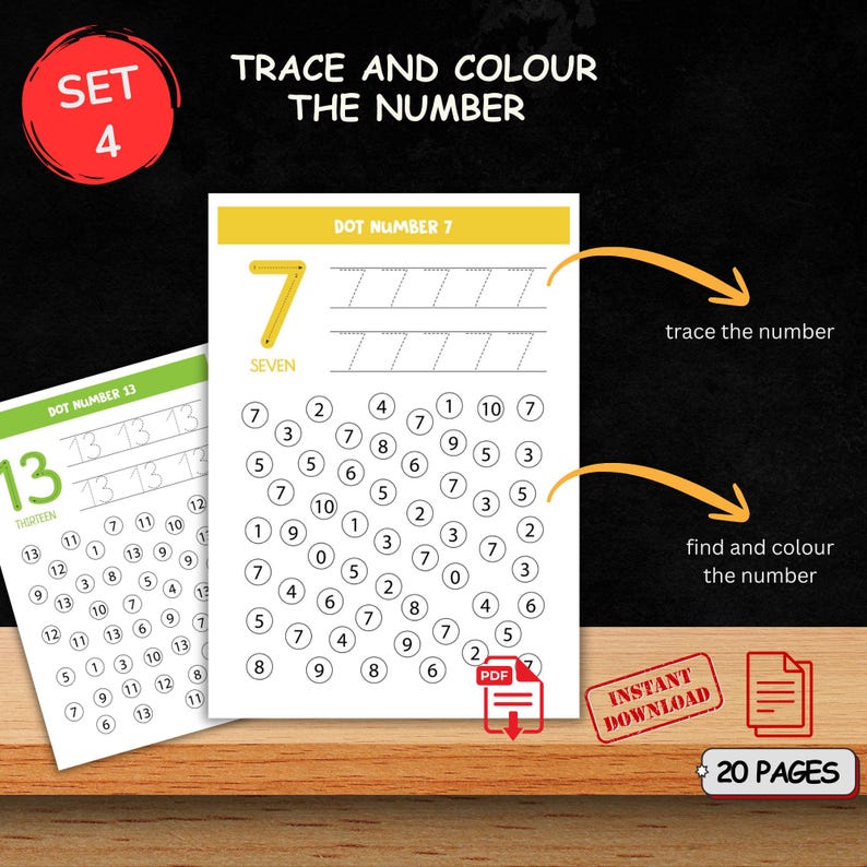 Preschool Numbers Tracing Book: Ages 3-4, Activity Worksheets ...