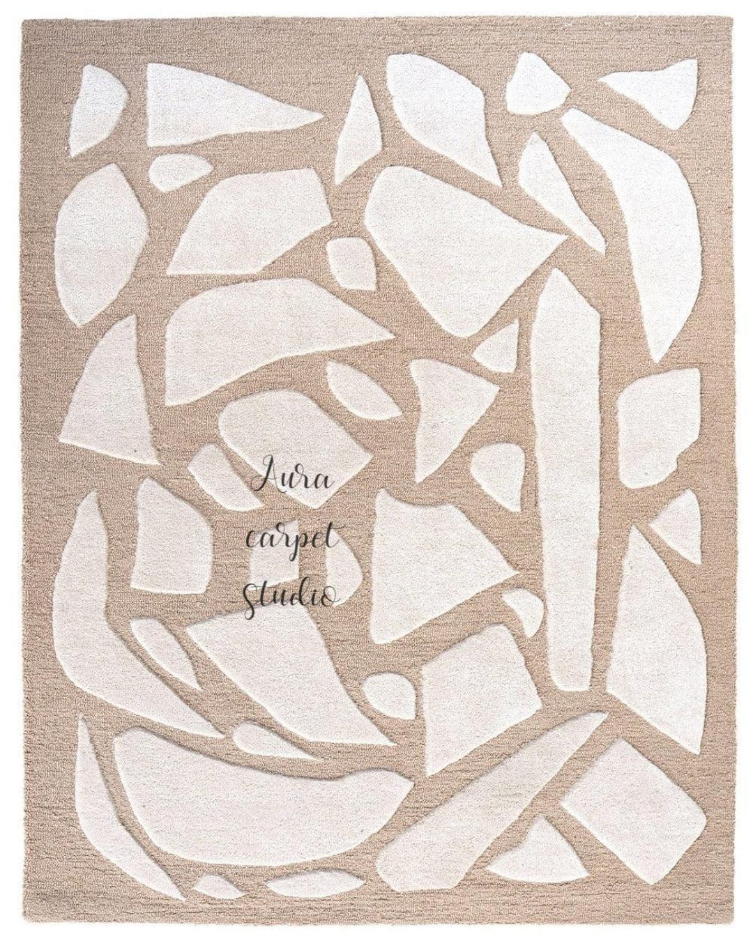 Hand Tufted Wool Rug: Modern Cylax Design, Custom Size - Etsy