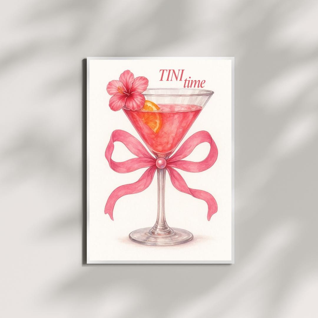 Martini - Trendy Aesthetic Poster | Printable Wall Decor - Etsy