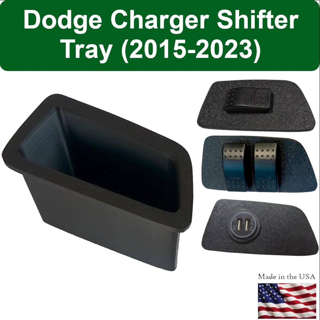 Dodge Charger Shifter Tray (2015-2023): Police Car Conversion, Stock ...