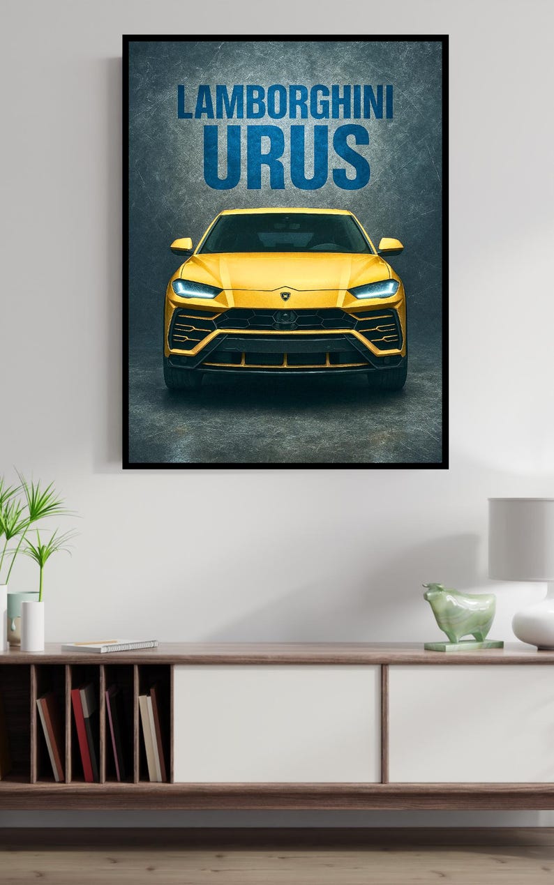 Lamborghini Urus Poster: Luxury Super SUV Car Print (digital Download ...