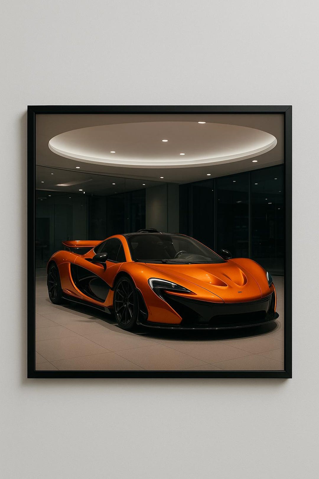 Mclaren P1 Poster – Hypercar Wall Art, Luxury Sports Car Print, Digital ...