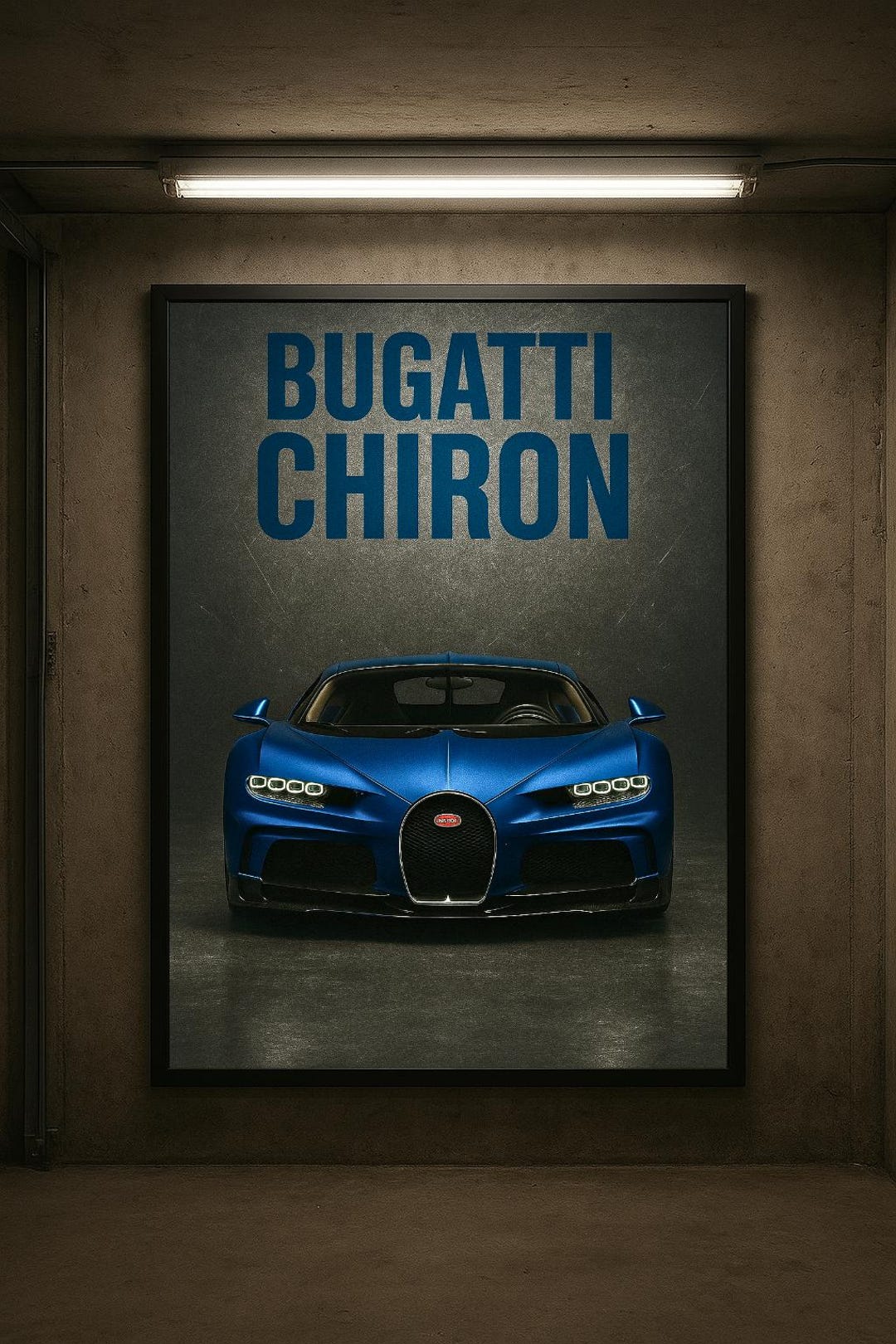 Bugatti Chiron Poster | Hypercar Wall Art | Supercar Digital Download ...