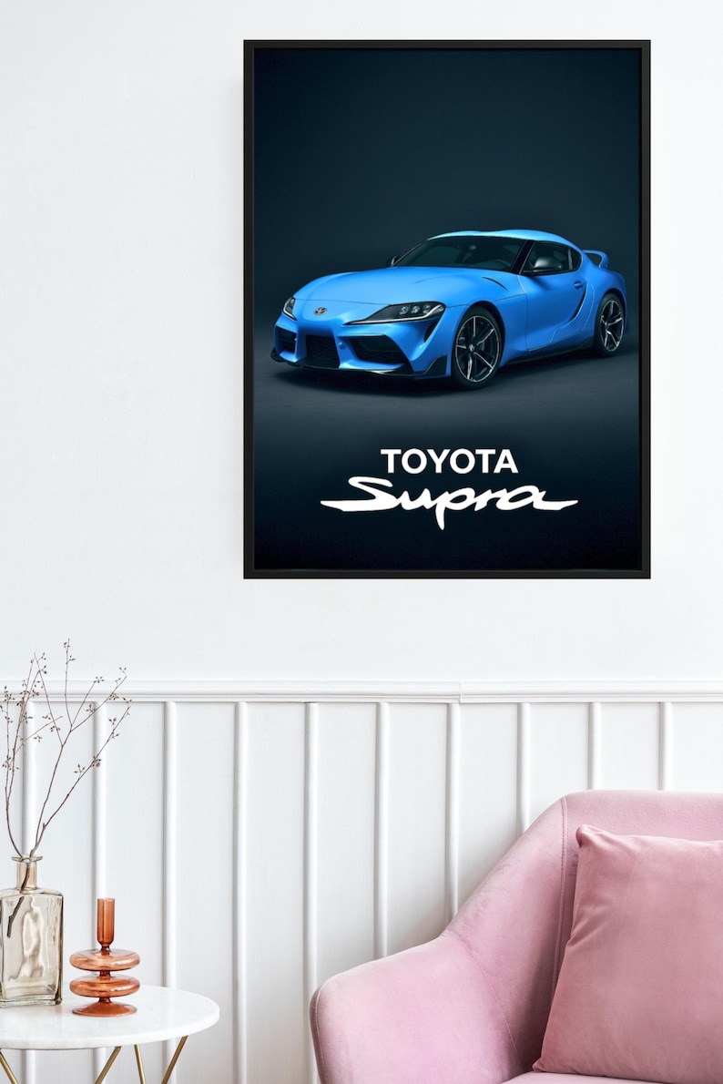 Toyota Supra MK5 Poster | JDM Legend Wall Art | Instant Digital ...