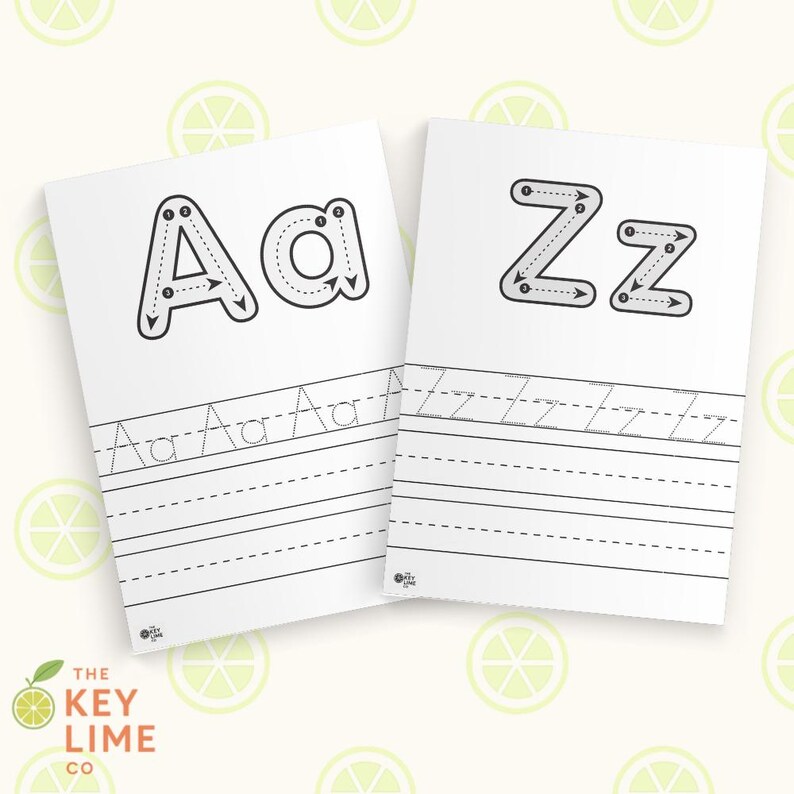 ABC Letter Tracing Workbook Printable | Preschool Writing Practice Ages ...