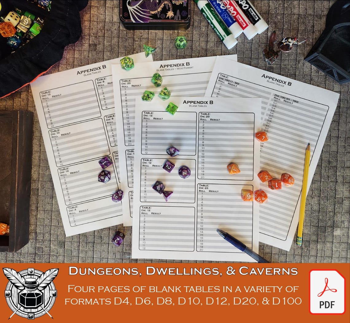 TTRPG Game Master's Resource, One-shots, Side Quests (printable Pdfs ...