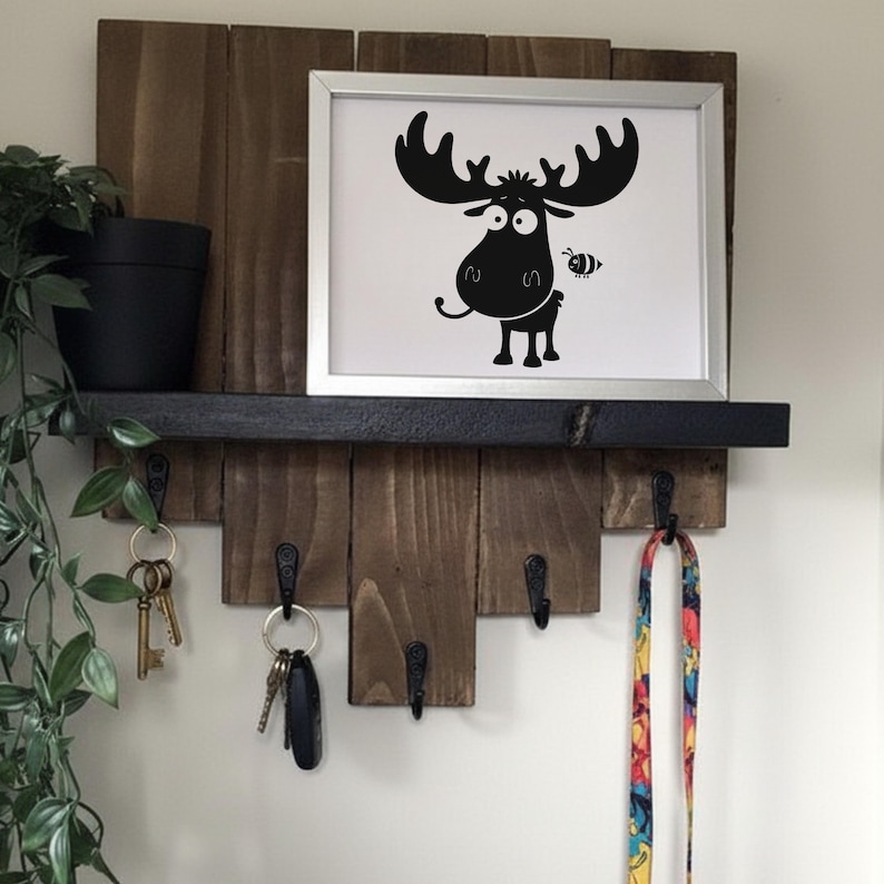 Funny Goofy Moose Big Eyes: SVG PNG Files for Cricut (commercial Use ...