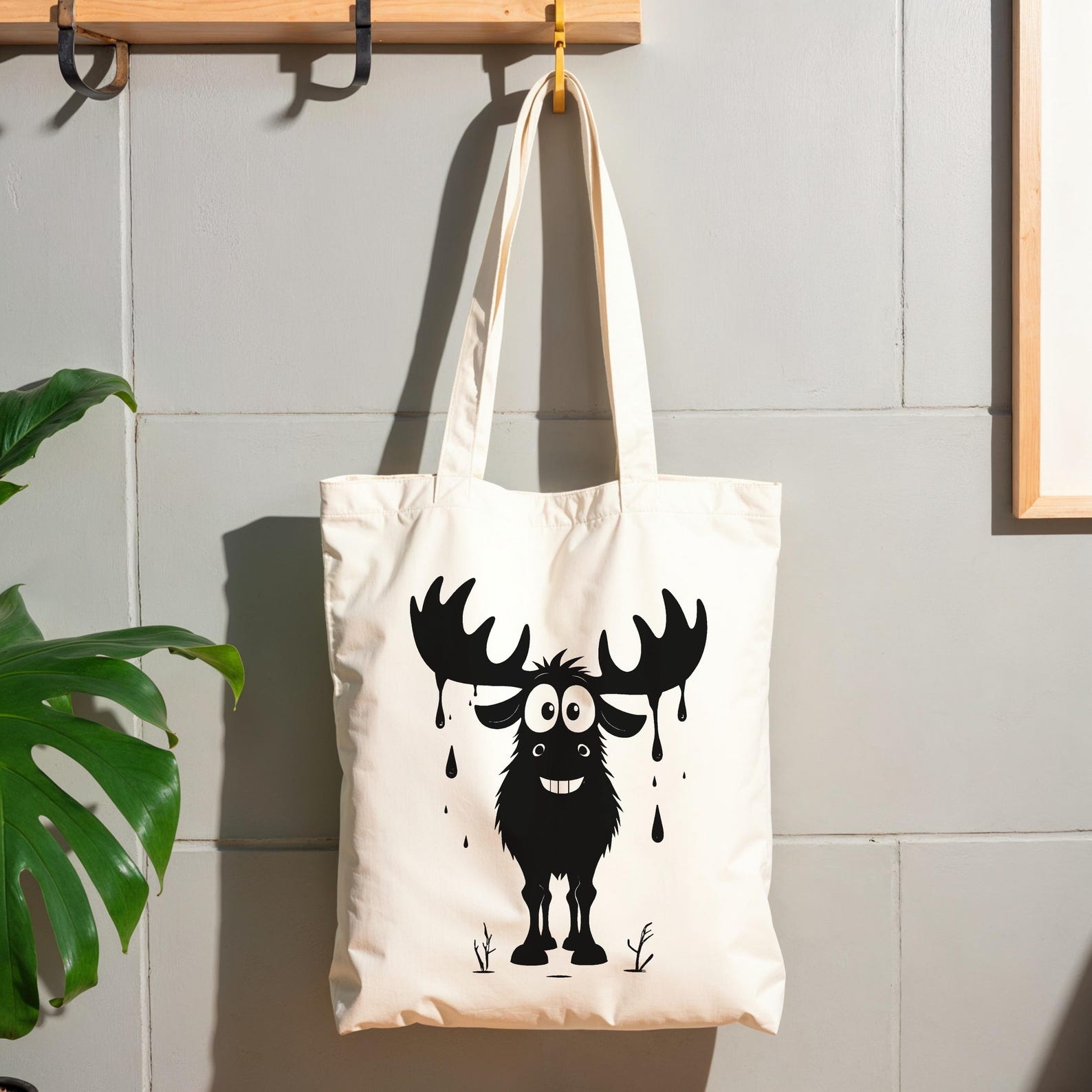 Funny Goofy Moose Big Eyes: SVG PNG Files for Cricut (commercial Use ...