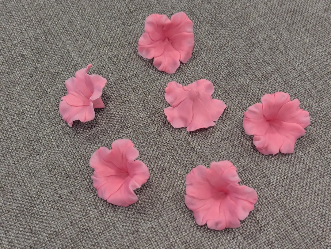 Clay Hibiscus Flower Beads: Hawaiian Lei & Jewelry Making, 3.5cm - Etsy