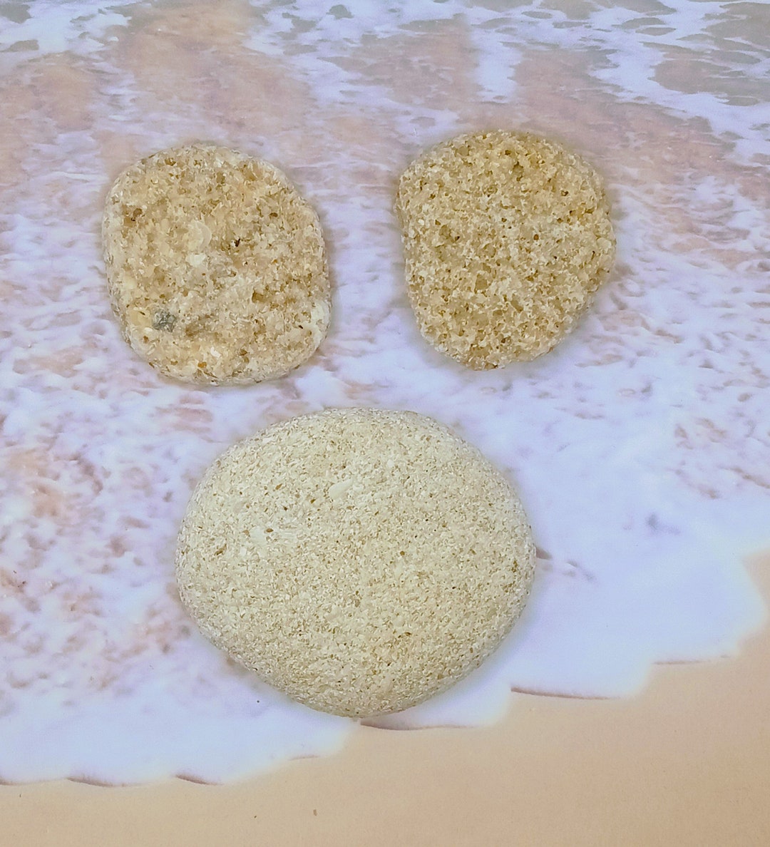 3 MERMAID OATMEAL COOKIES ~ Unusual Beach Find ~ One-of-a-kind ~ Large ...