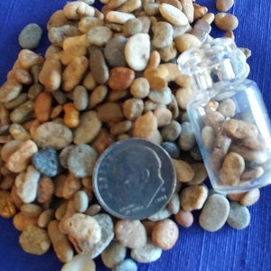 Stone MINI TEENY PEBBLES ~ 10-100pcs Surf Beach Tossed Smooth Rocks ...