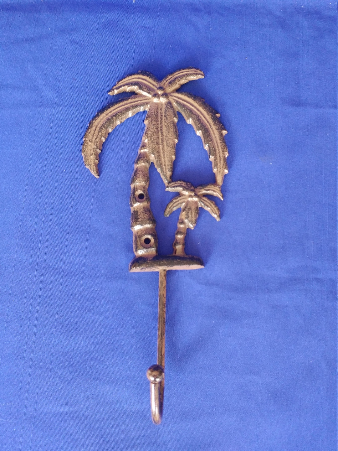 PALM TREE KEY Hook Coat Hook Cast Iron Coastal Decor Beach Cottage ...