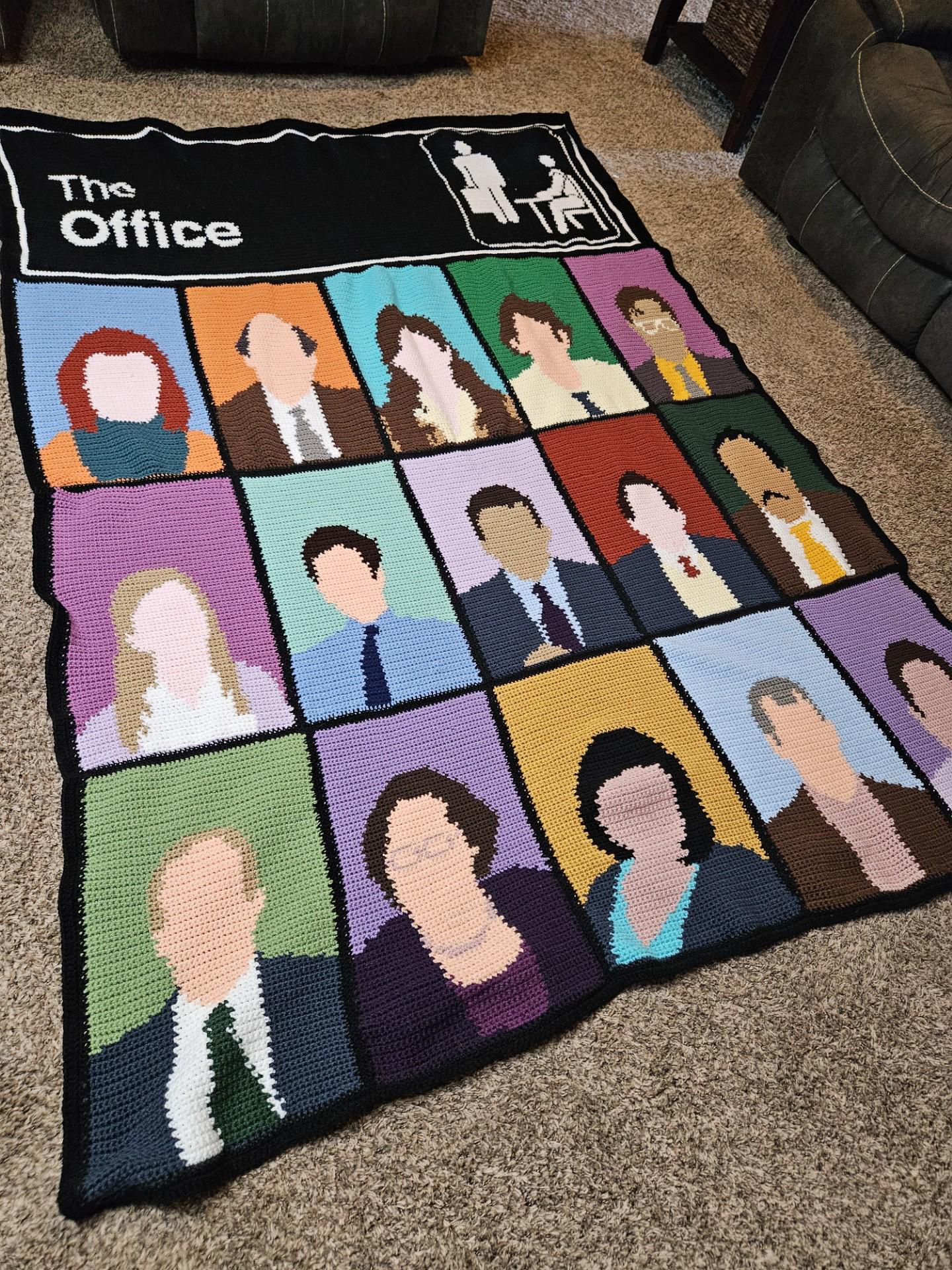The Office Graphgan Pattern - Etsy