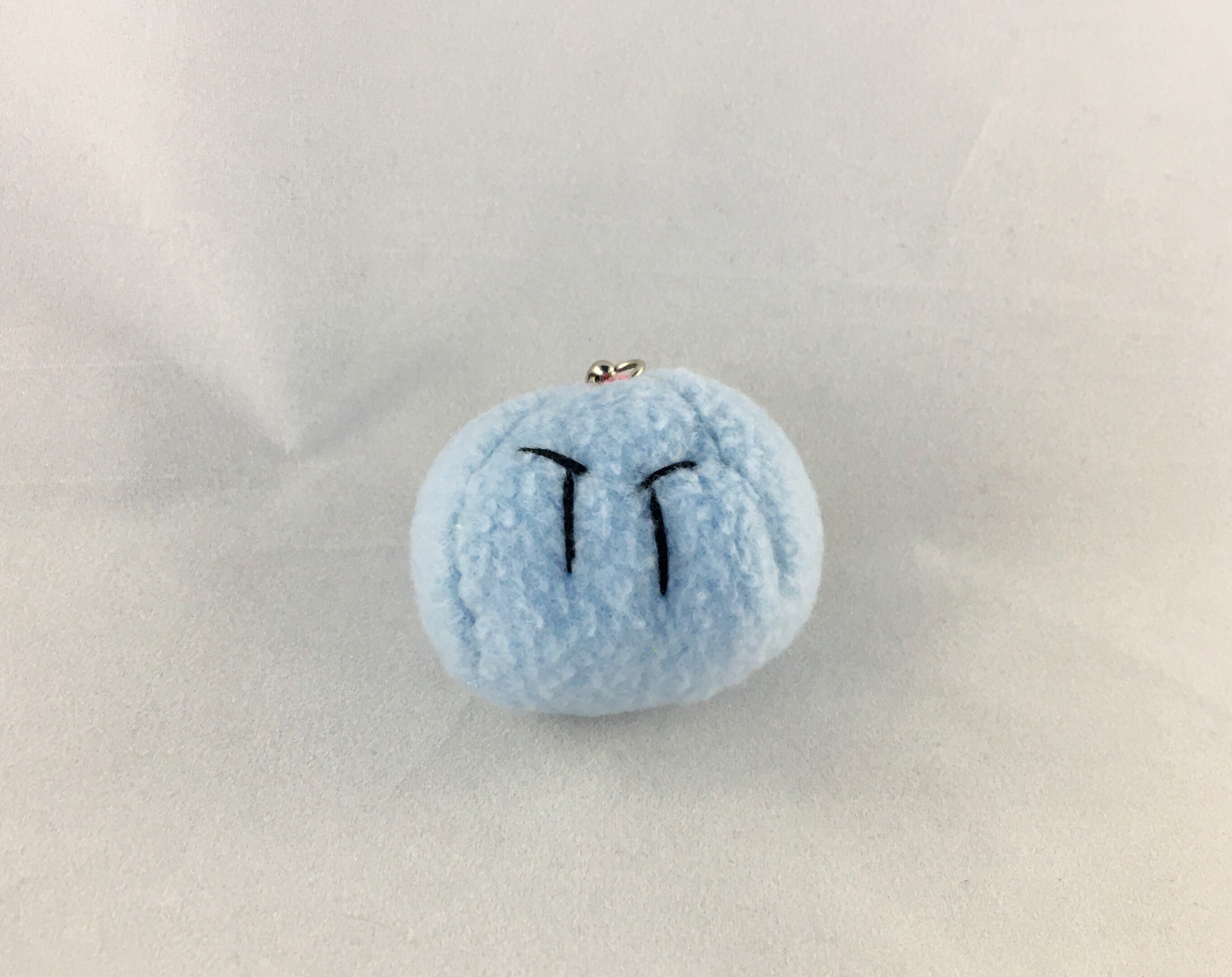 Angry Face Dango Plushie Keychain – Japanese Dessert Charm – Cute ...