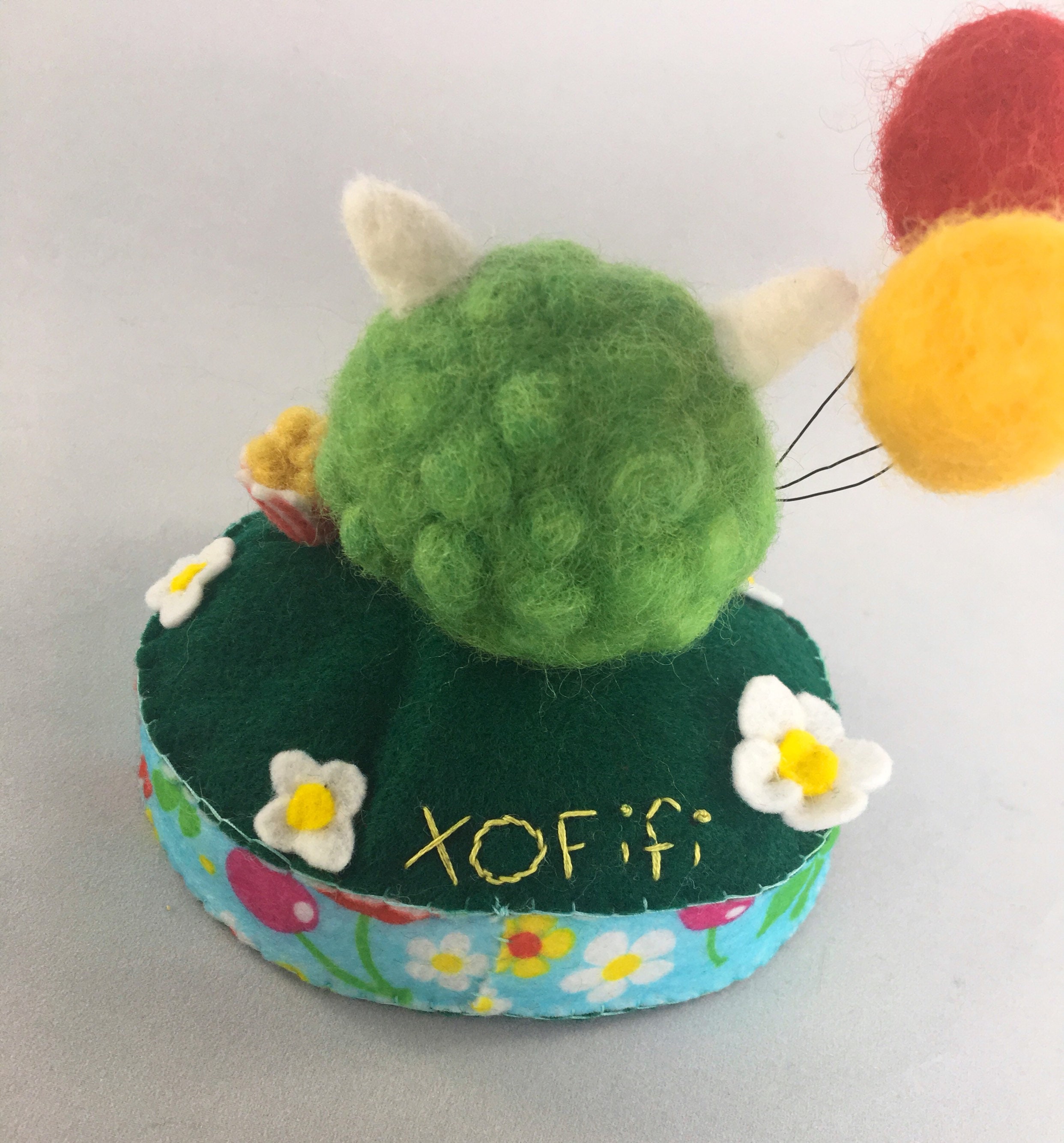 Needle Felted Alien Monster Plushie Monster's Day Out Fair Carnival - Etsy