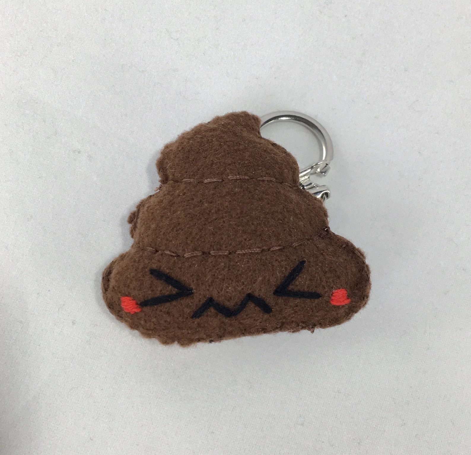 Mr. Poo Poop Keychain Funny Happy Mustache | Etsy