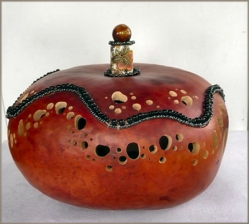 Flower Tower Gourd Box - Etsy