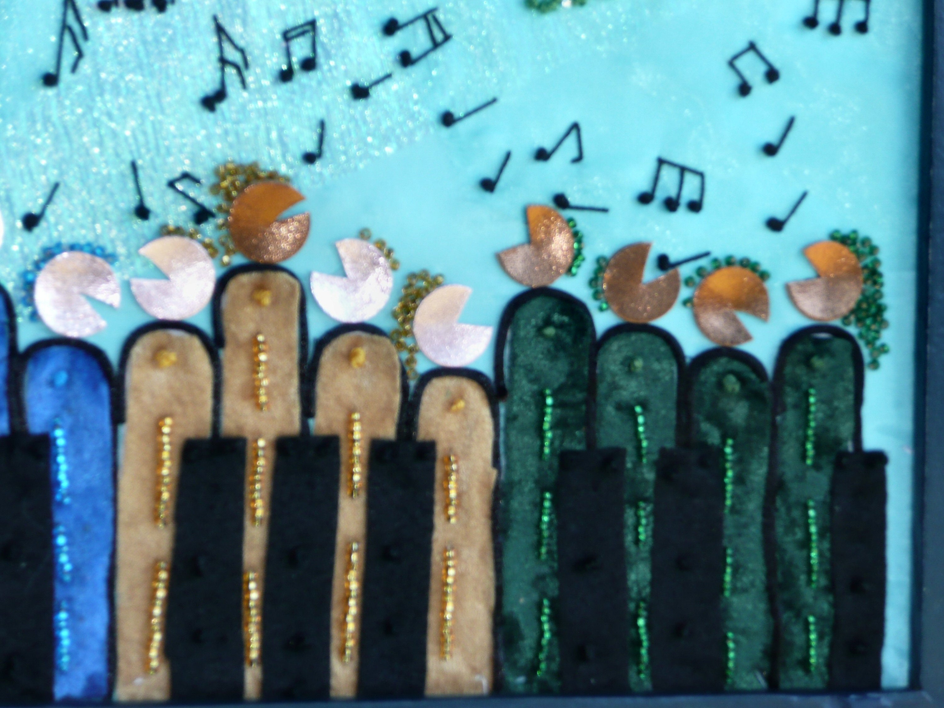 Choirs Sing! -- Music Art Wall Hanging - Etsy UK