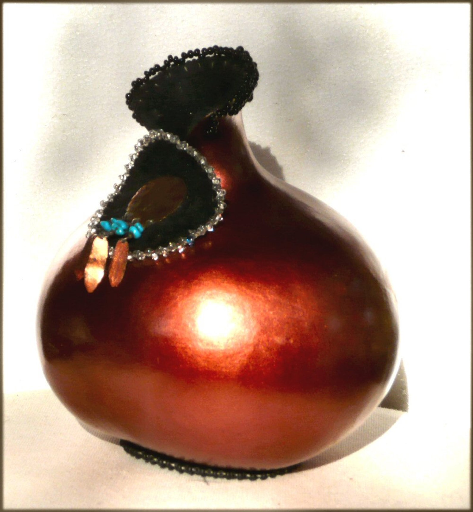 Copper Mine Gourd Vase - Etsy