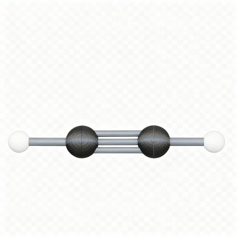 3D Molecular Model of the Acetylene Molecule – Teaching Tool and ...