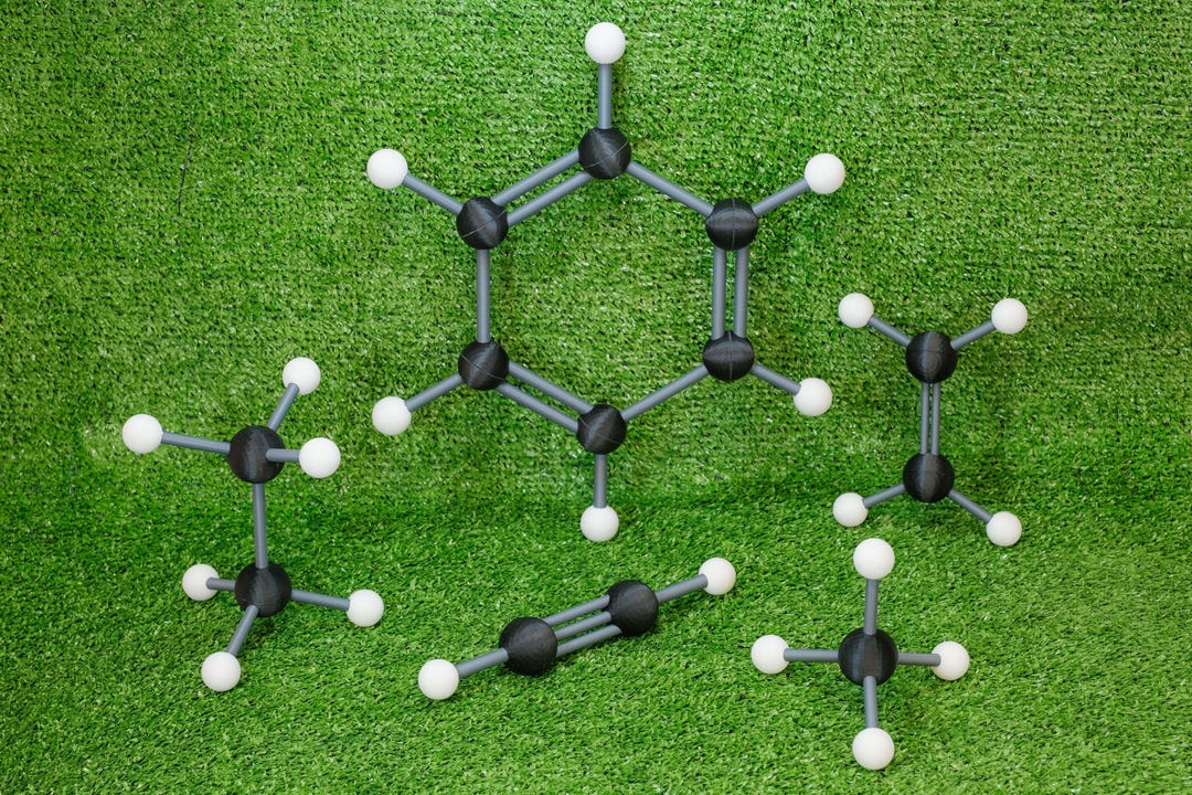3D Molecular Models Bundle – Fundamentals of Organic Chemistry - Etsy